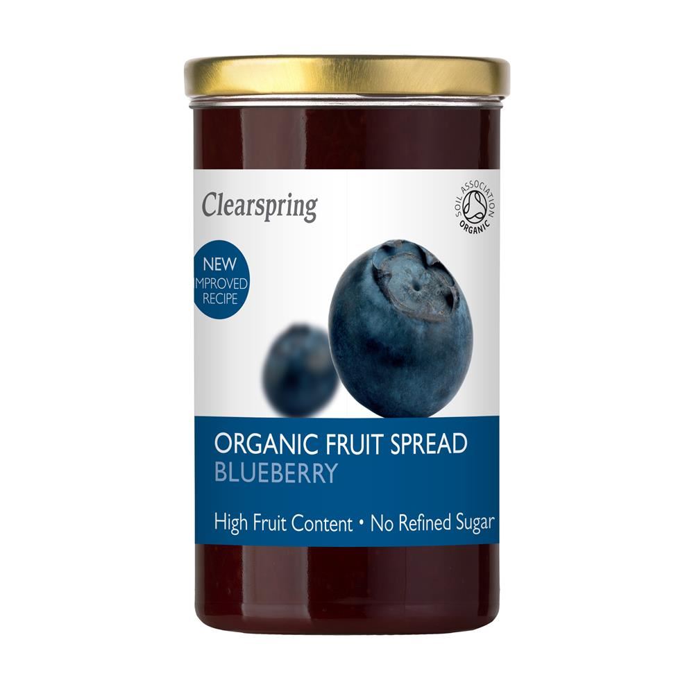 Clearspring Organic Fruit Spread - Blueberry 280g – Health Plus Living