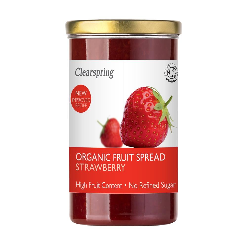 Clearspring Organic Fruit Spread - Strawberry 280g – Health Plus Living