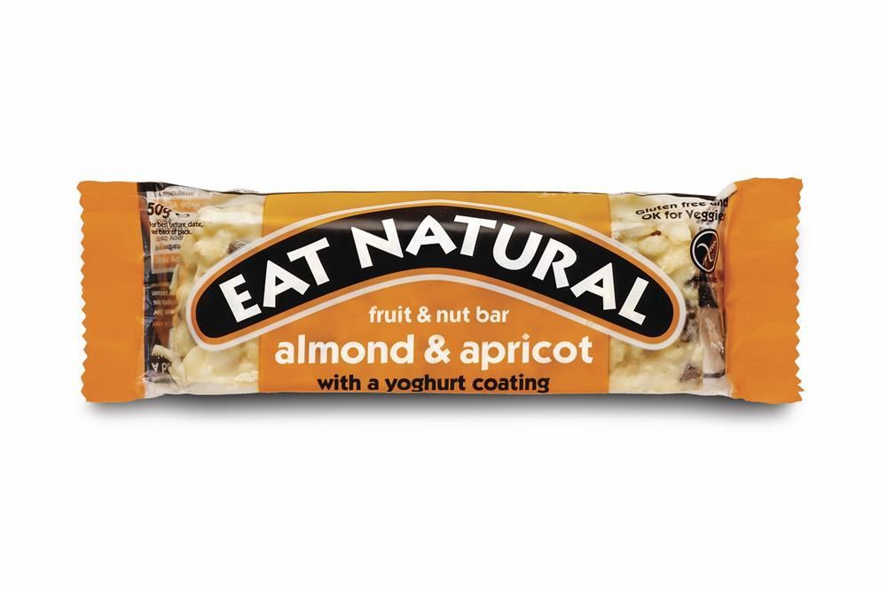 Eat Natural Almond & Apricot Bar with Yogurt Coating 40g - 12 Pack ...