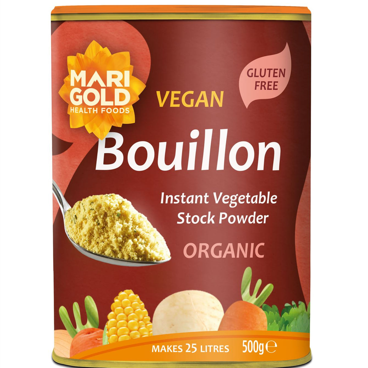Marigold Vegetable Bouillon Organic Powder - 500g – Health Plus Living