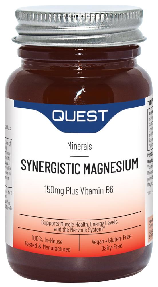 Quest Synergistic Magnesium 150mg 60 Tablets – Health Plus Living