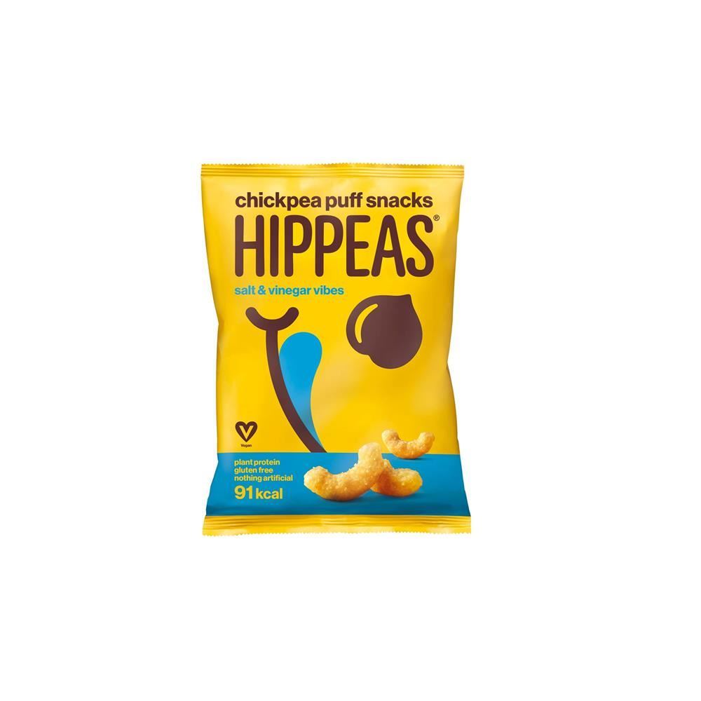 Hippeas Salt & Vinegar Chickpea Puffs 22g - 6 Pack – Health Plus Living