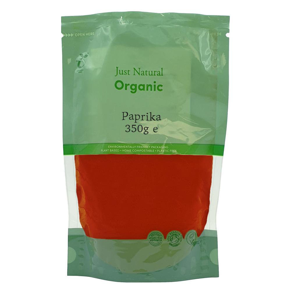 Just Natural Herbs Organic Paprika 350g – Health Plus Living