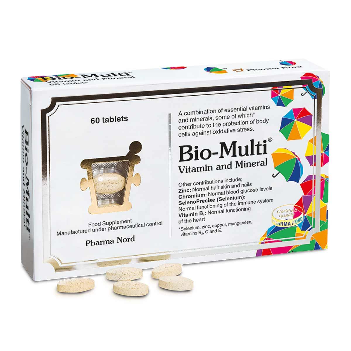 Pharma Nord Bio-Multi Vitamins and Minerals - 60 Capsules – Health Plus ...