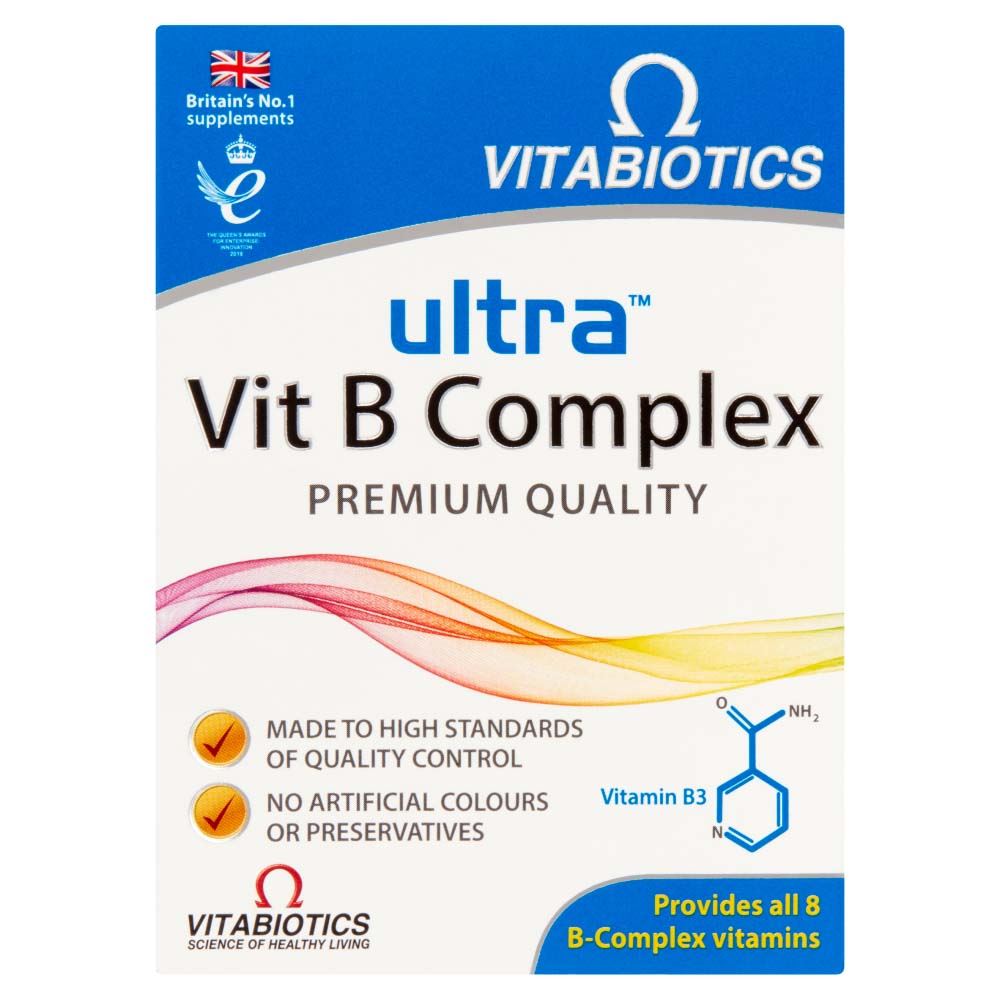 Vitabiotics Ultra Vitamin B Complex Optimum Strength - 60 Tablets ...