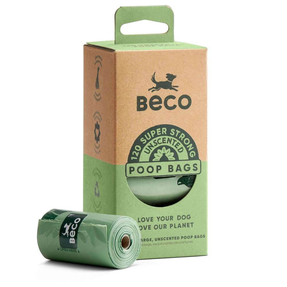 Beco Unscented Poop Bags. 120 bags – Health Plus Living