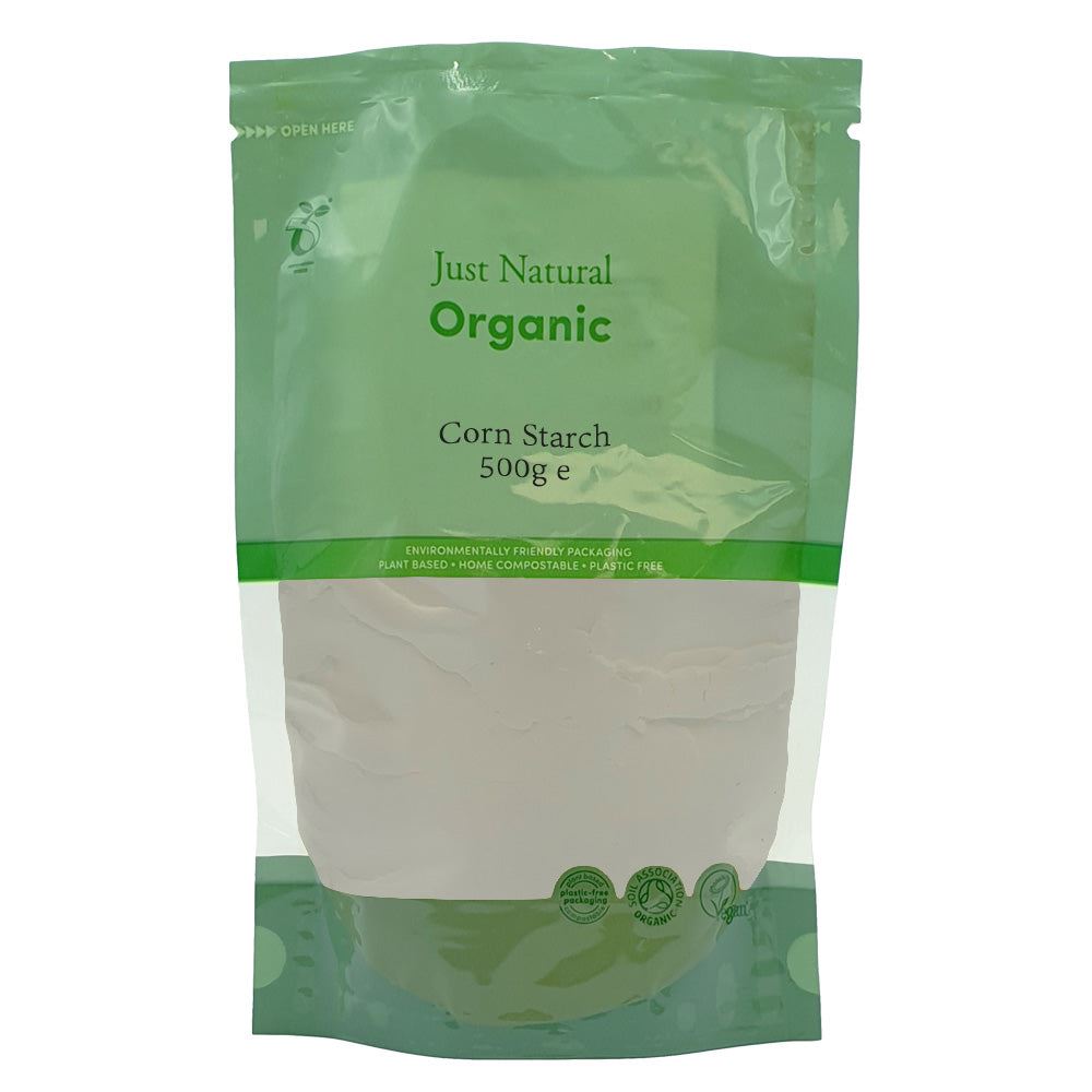 Just Natural Organic Organic Corn Starch 500g – Health Plus Living