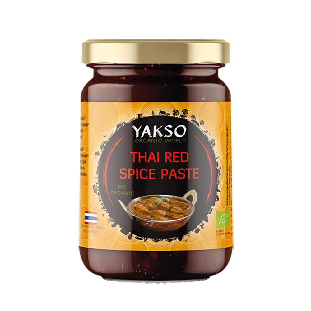 Yakso Organic Thai Red Spice Paste 100g – Health Plus Living