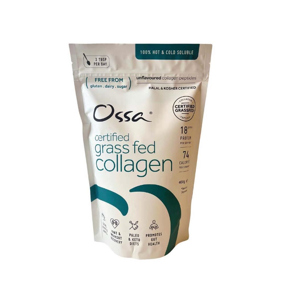 Ossa Organic Certified Grass Fed Collagen Peptides 400g – Health Plus ...