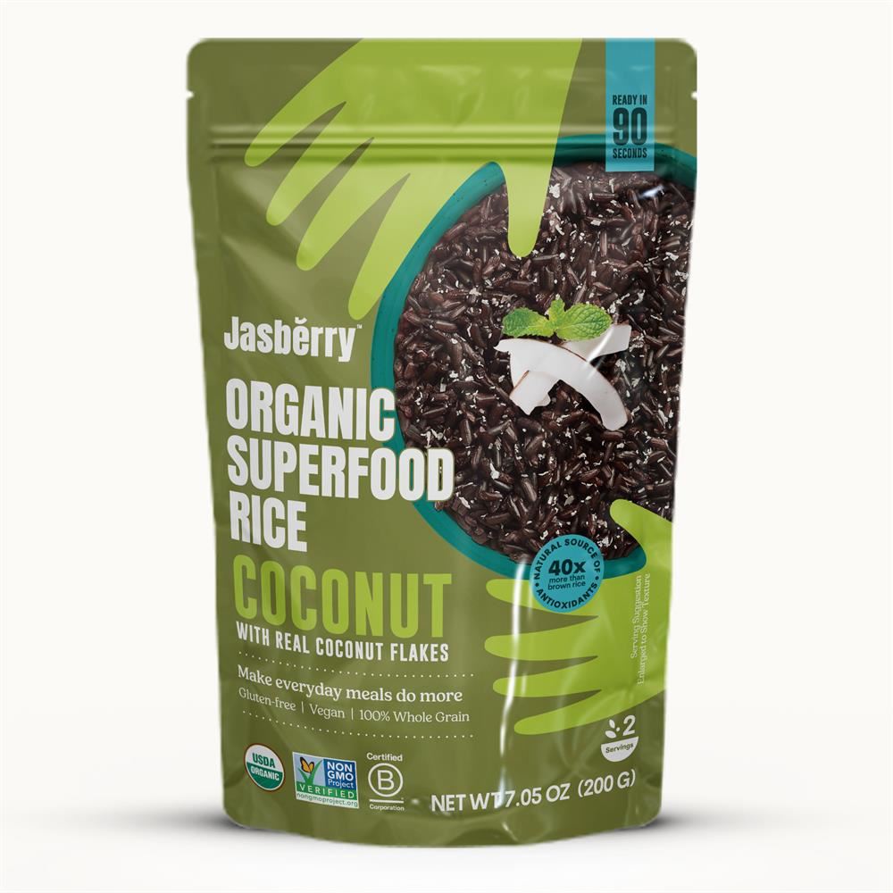 Jasberry Organic Superfood Rice & Coconut 200g – Health Plus Living