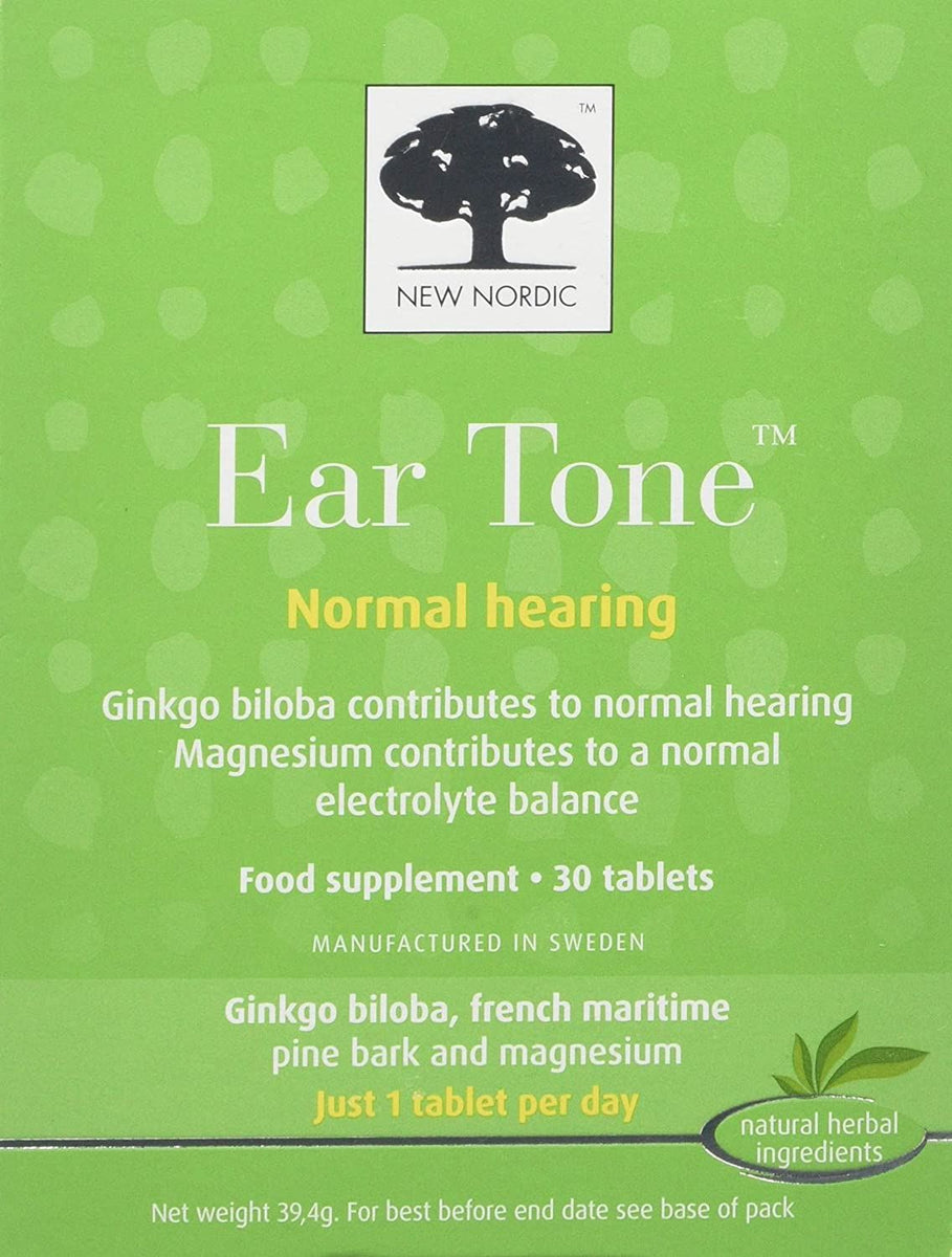 New Nordic Ear Tone - Normal Hearing - 30 Tablets – Health Plus Living