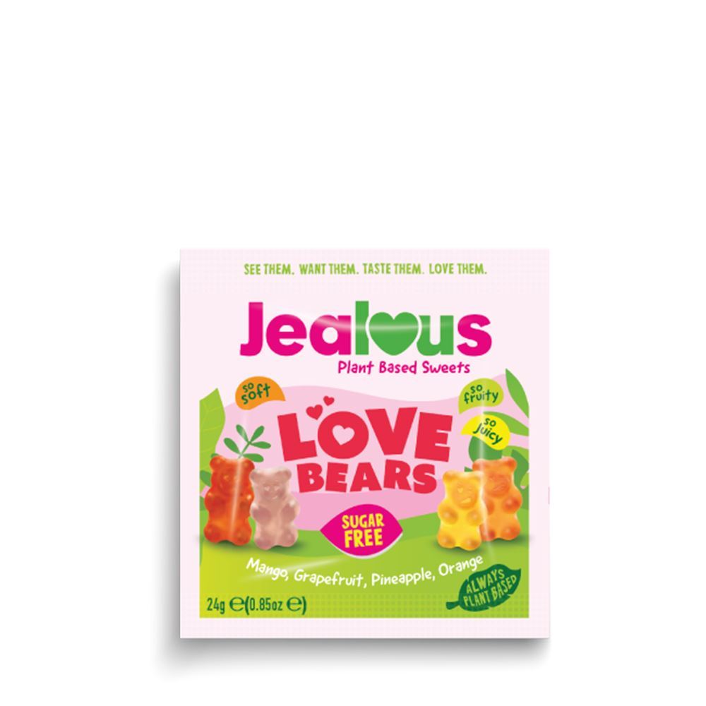 Jealous Sweets Love Bears Plant Based Sweets 24g - 20 Pack – Health ...