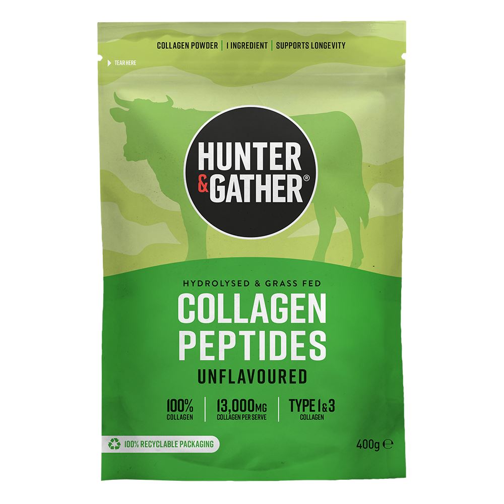 Hunter and Gather 100% Bovine Collagen Protein Powder Unflavoured 400g ...