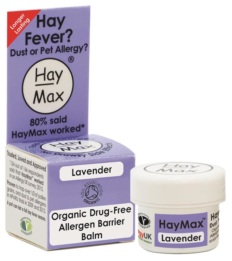 HayMax Lavender Organic Allergen Barrier Balm 5ml – Health Plus Living