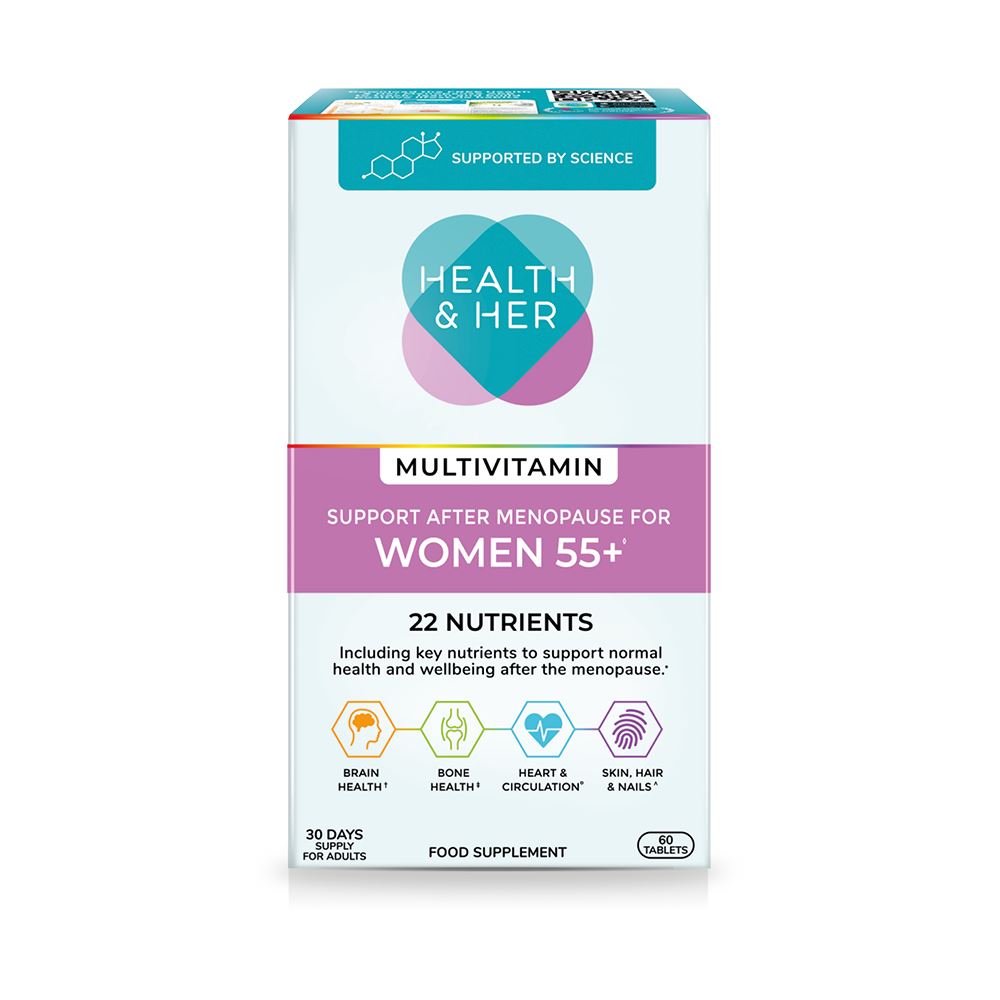 Health & Her Women 55+ Multivitamin Support 60 Capsules – Health Plus ...