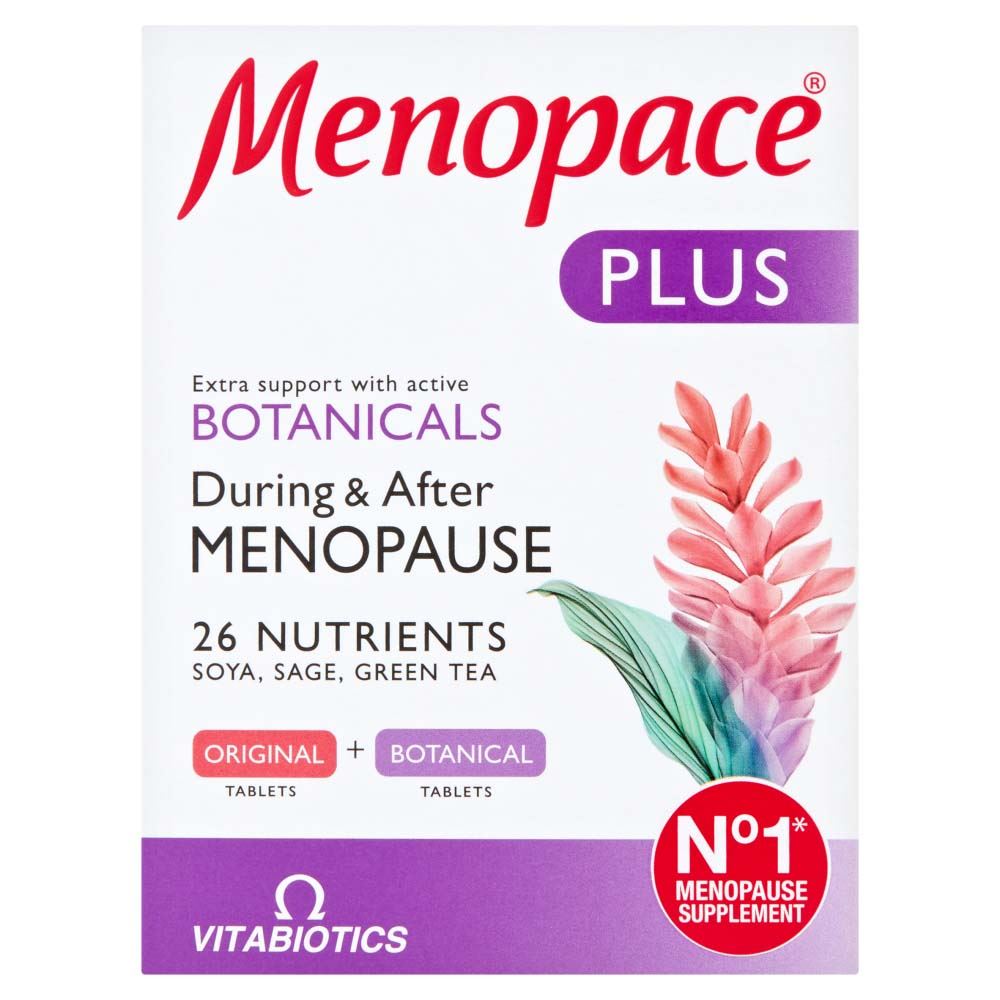 Vitabiotics Menopace Plus - 56 Tablets – Health Plus Living