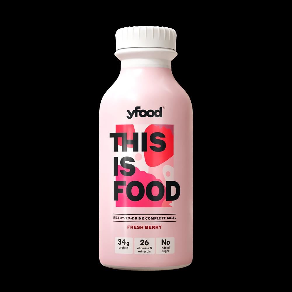 yfood Fresh Berry Ready to Drink Complete Meal 500ml – Health Plus Living