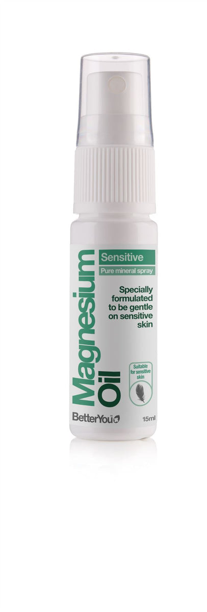 BetterYou Magnesium Oil Sensitive Spray - 15ml – Health Plus Living