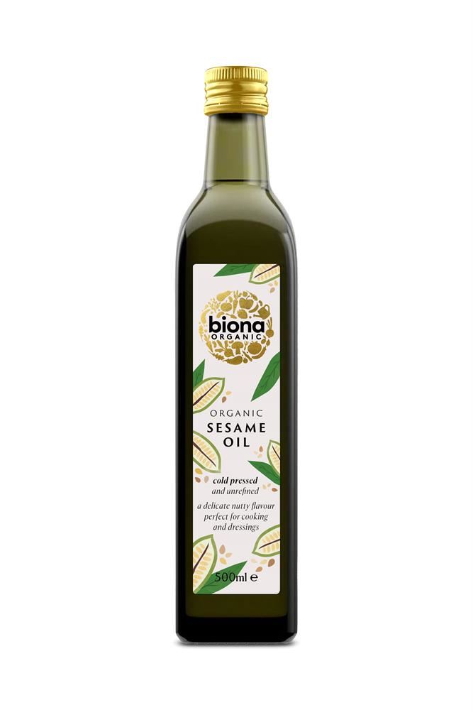Biona Organic Cold-Pressed Sesame Oil 500ml – Health Plus Living