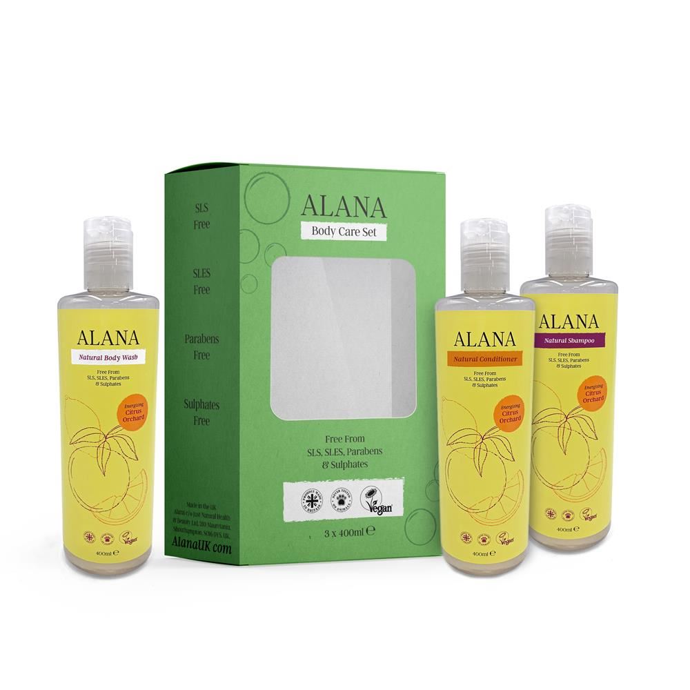 Alana Citrus Orchard Body Care Set (3x400ml) – Health Plus Living