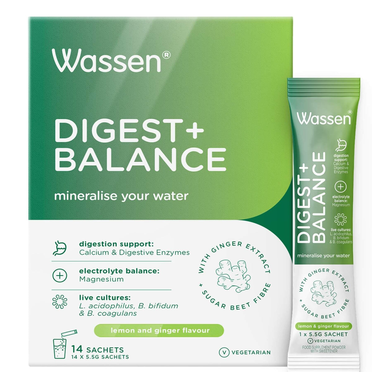 Wassen Digest + Balance 14 Sachets – Health Plus Living