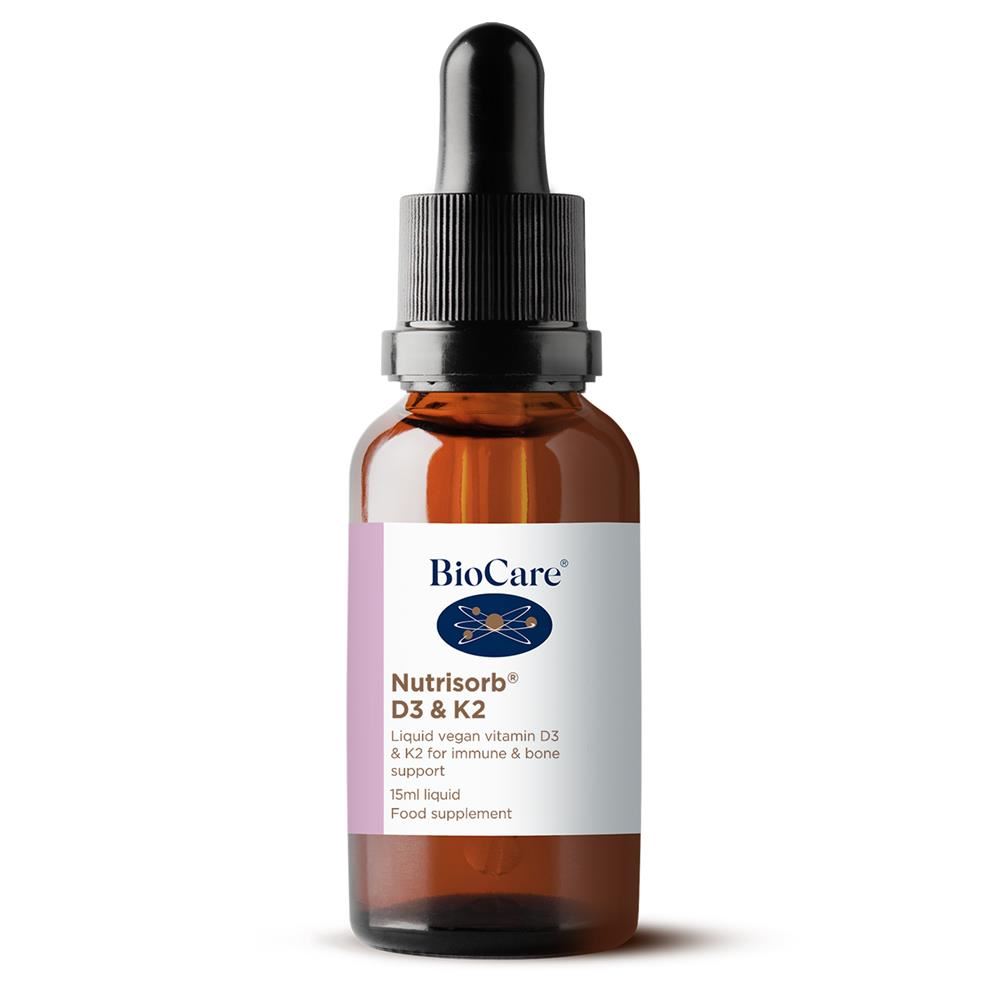 Biocare Nutrisorb D3 & K2 15ml – Health Plus Living