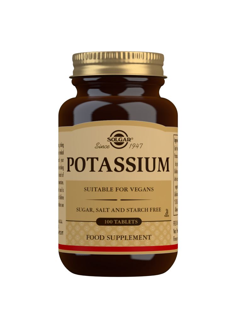Solgar Potassium - 100 Tablets – Health Plus Living