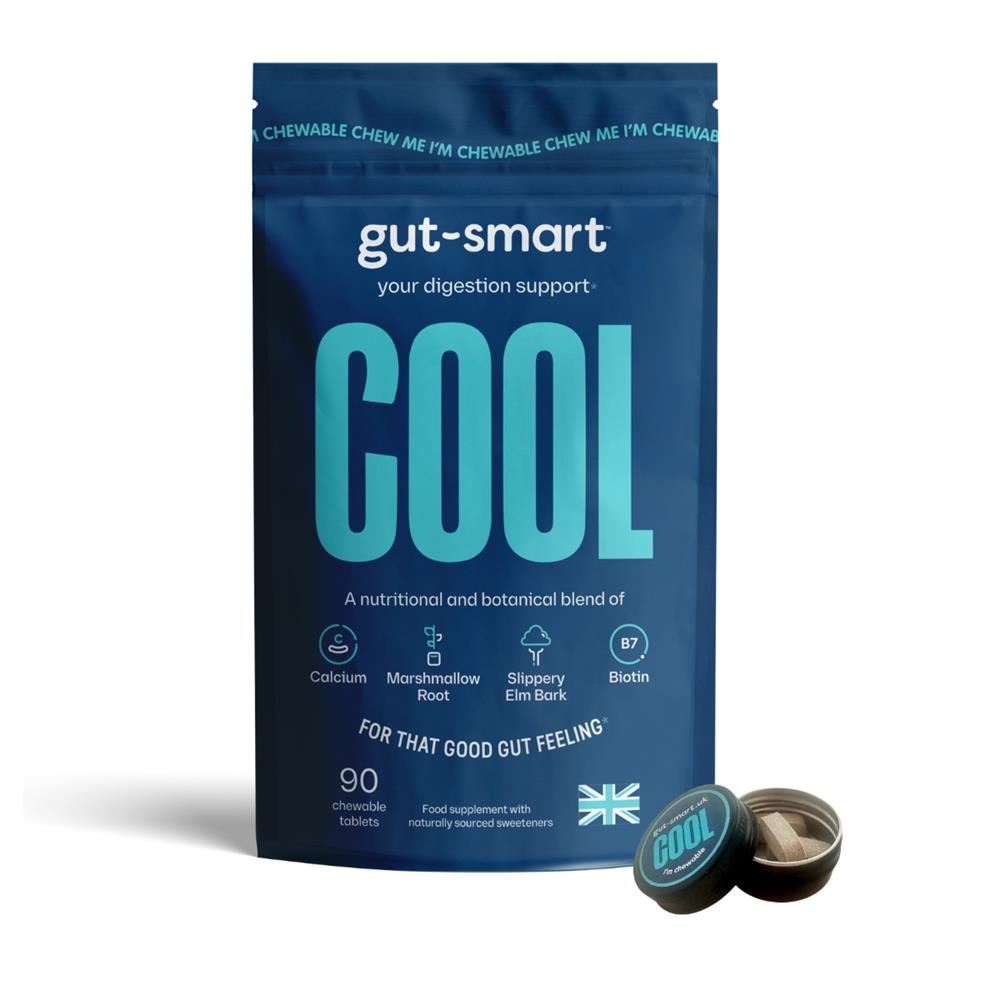 gut-smart COOL a chewable tablet - natural heartburn relief 90 pack ...