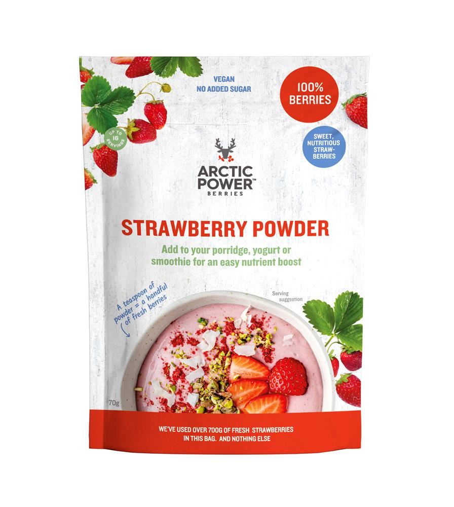 Arctic Power Berries Strawberry Powder 70g – Health Plus Living