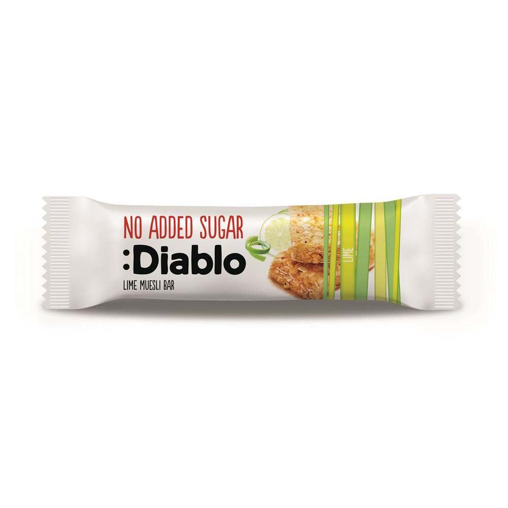 Diablo Sugar Free Lime Muesli Bar 30g – Health Plus Living