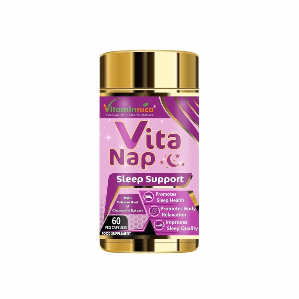 Vitaminnica Vita Nap- Natural Sleep Support 60 Capsules – Health Plus ...