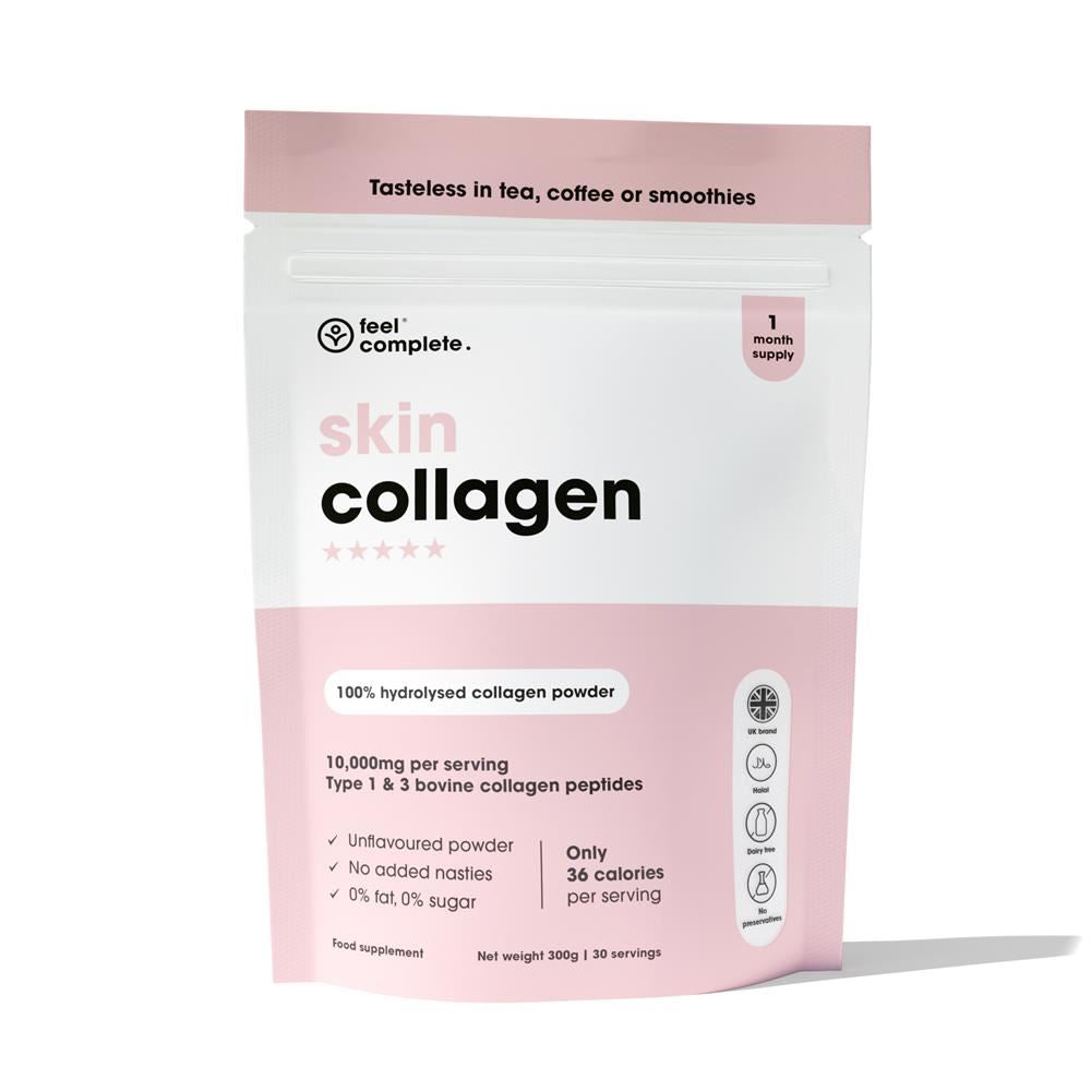 Feel Complete (Grass Fed) Skin Collagen Powder Tasteless Bovine 300g ...