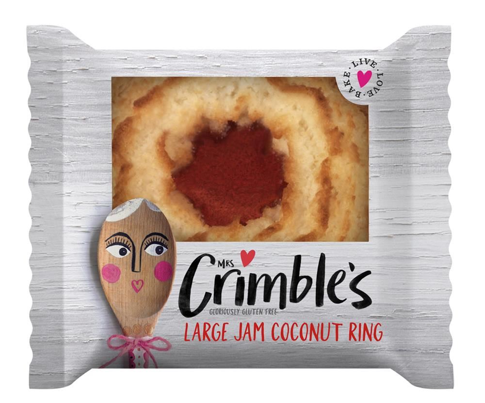 Mrs Crimbles Individual Jam Coconut Rings 40g – Health Plus Living