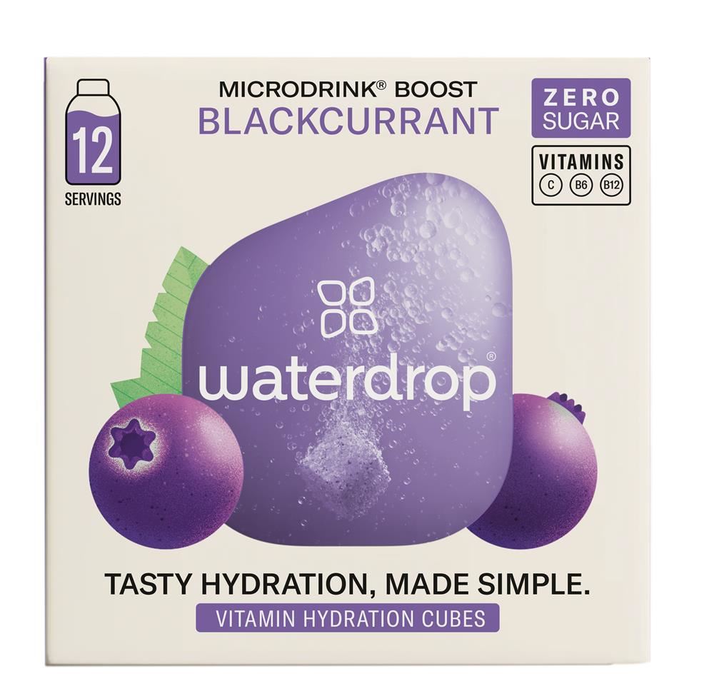 Waterdrop Blackcurrant Microdrink - Hydration Cubes 12 capsules ...