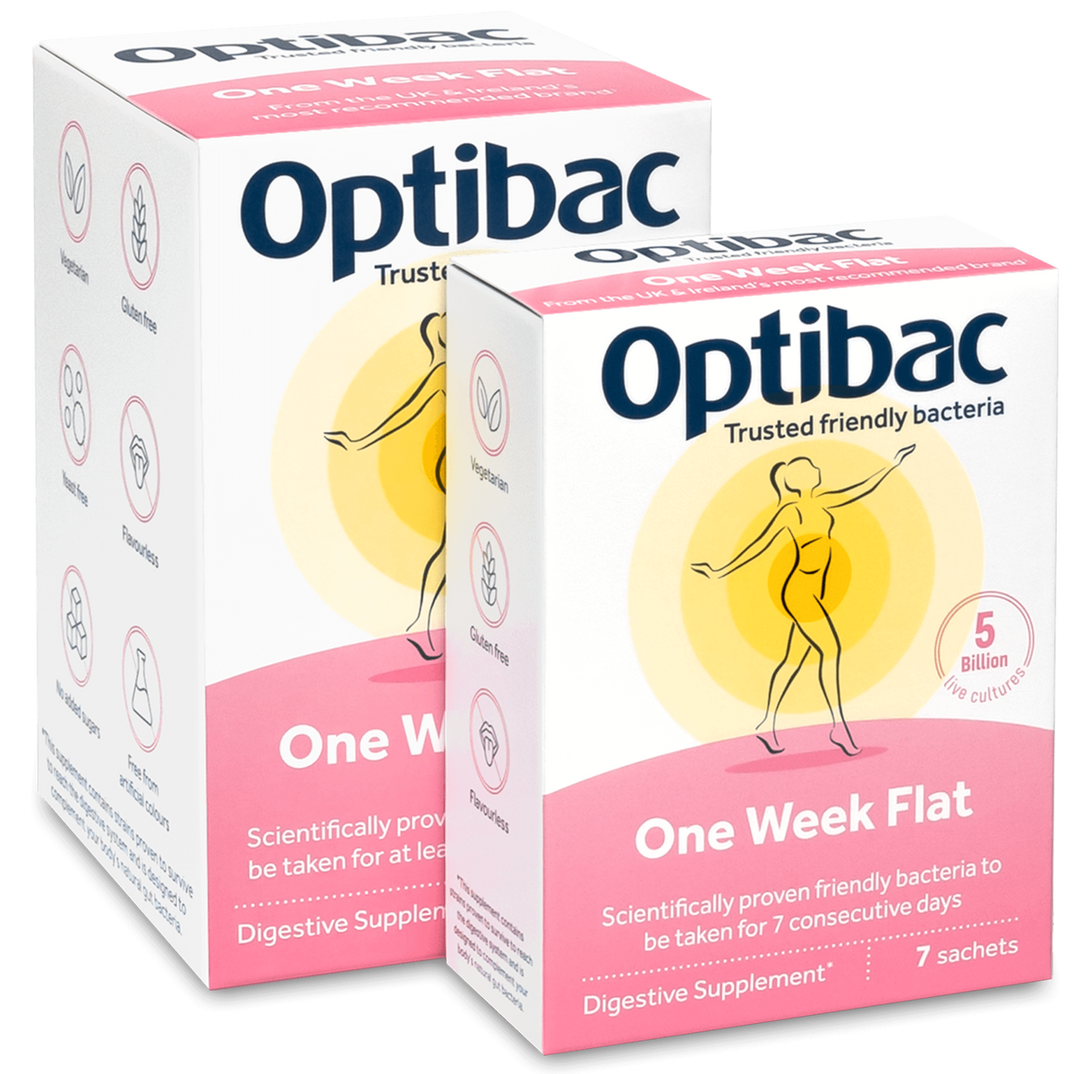 OptiBac Probiotics One Week Flat 7 - 28 Sachets – Health Plus Living