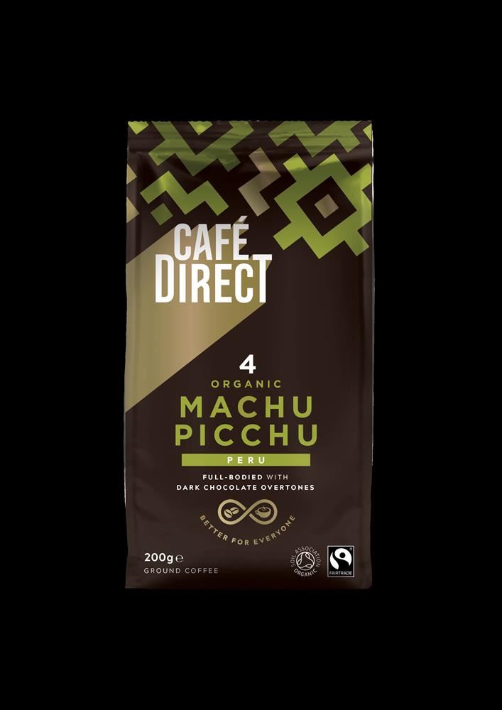 Cafedirect FT Roast & Ground Machu Picchu Organic Coffee 200g – Health ...