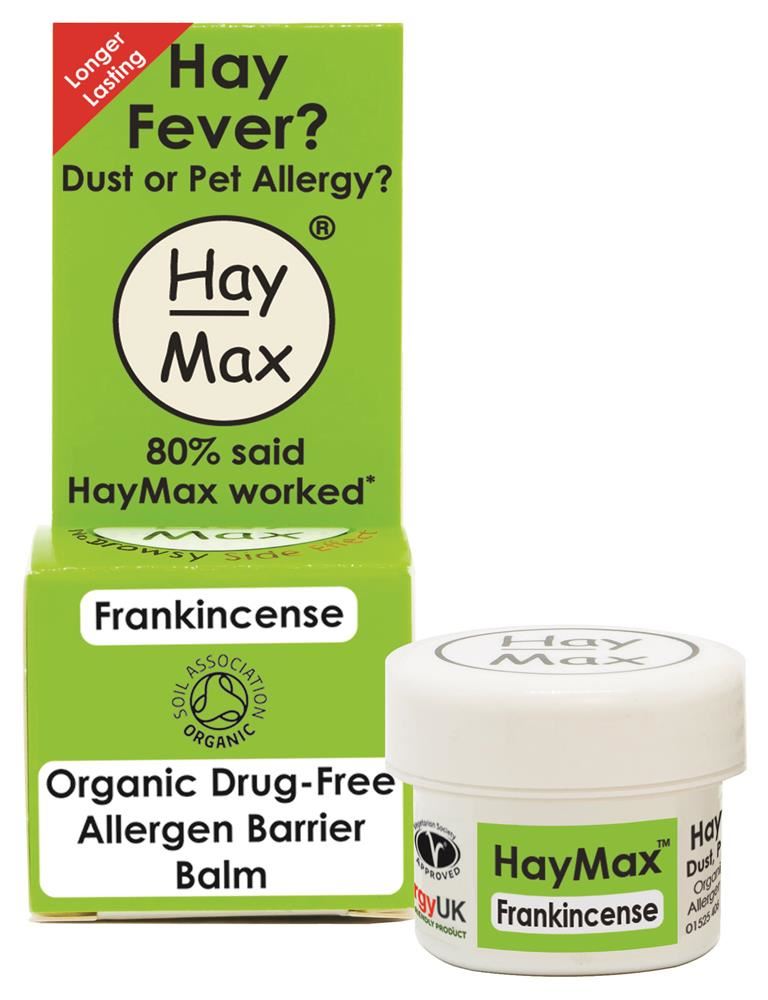 HayMax Frankincense Organic Allergen Barrier Balm 5ml – Health Plus Living