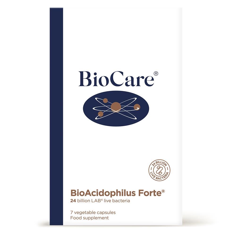 Biocare BioAcidophilus Forte (30 billion) 7 capsules – Health Plus Living
