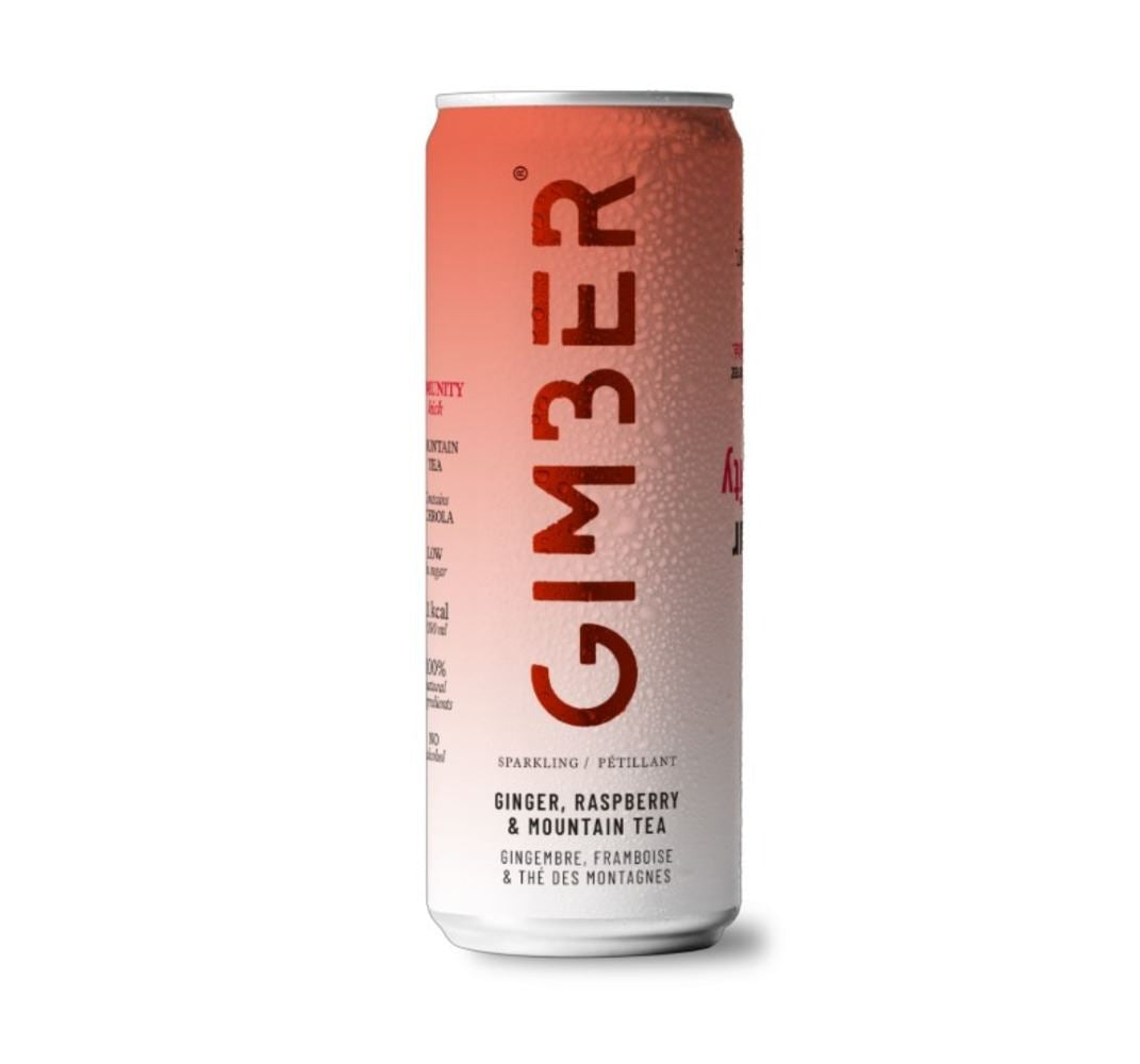Gimber Organic Immunity Ginger Sparkling Ready-To-Drink Can 250ml ...
