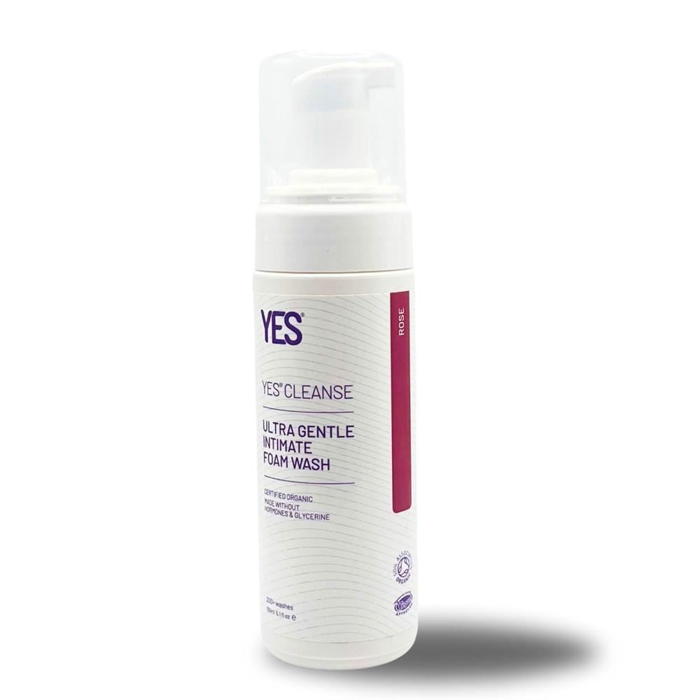 Yes organic ultra-gentle intimate foam wash with Rosa Damascena 150ml ...