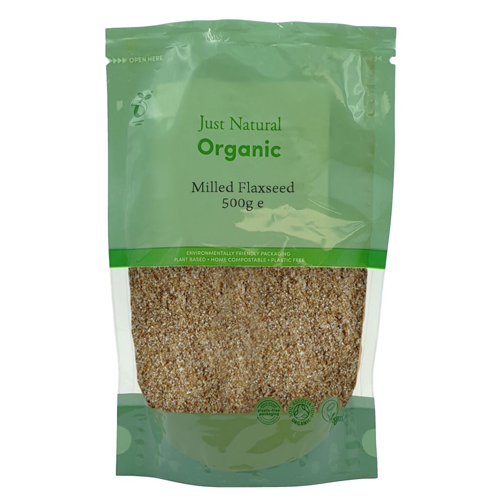 Just Natural Organic Organic Milled Flaxseed (Linseed) 350g – Health ...