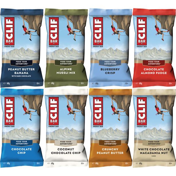 Clif Bar Energy Bars - All Flavours - 68g - Box of 12 – Health Plus Living