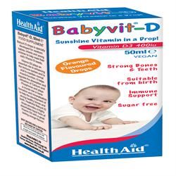 HealthAid Babyvit-D drops 50 ml – Health Plus Living