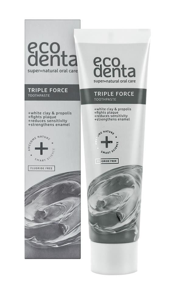Ecodenta tripple force toothpaste 100ml – Health Plus Living