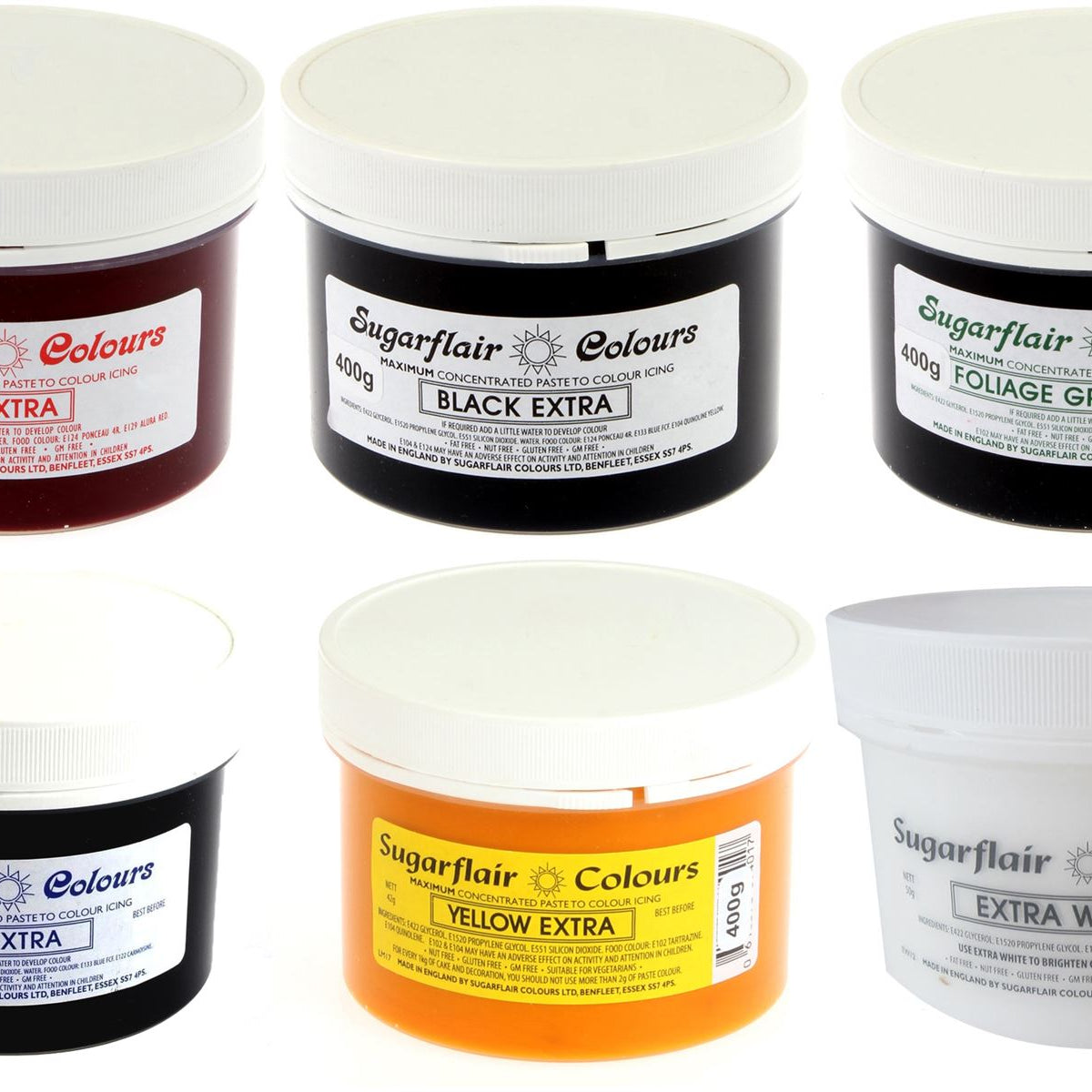 Sugarflair Concentrated Food Colouring Paste Extra 400g – Health Plus ...