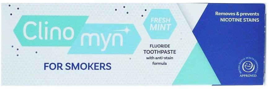 Clinomyn Toothpaste for Smokers Fresh Mint - 75ml – Health Plus Living