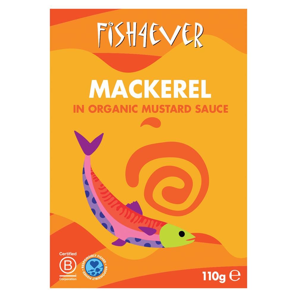 Fish4Ever Mackerel Fillets in Mustard Sauce 110g – Health Plus Living
