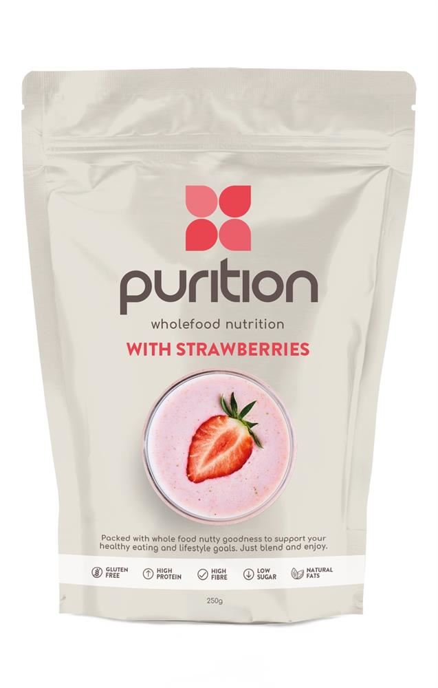Purition Wholefood Nutrition with Strawberries 250g – Health Plus Living