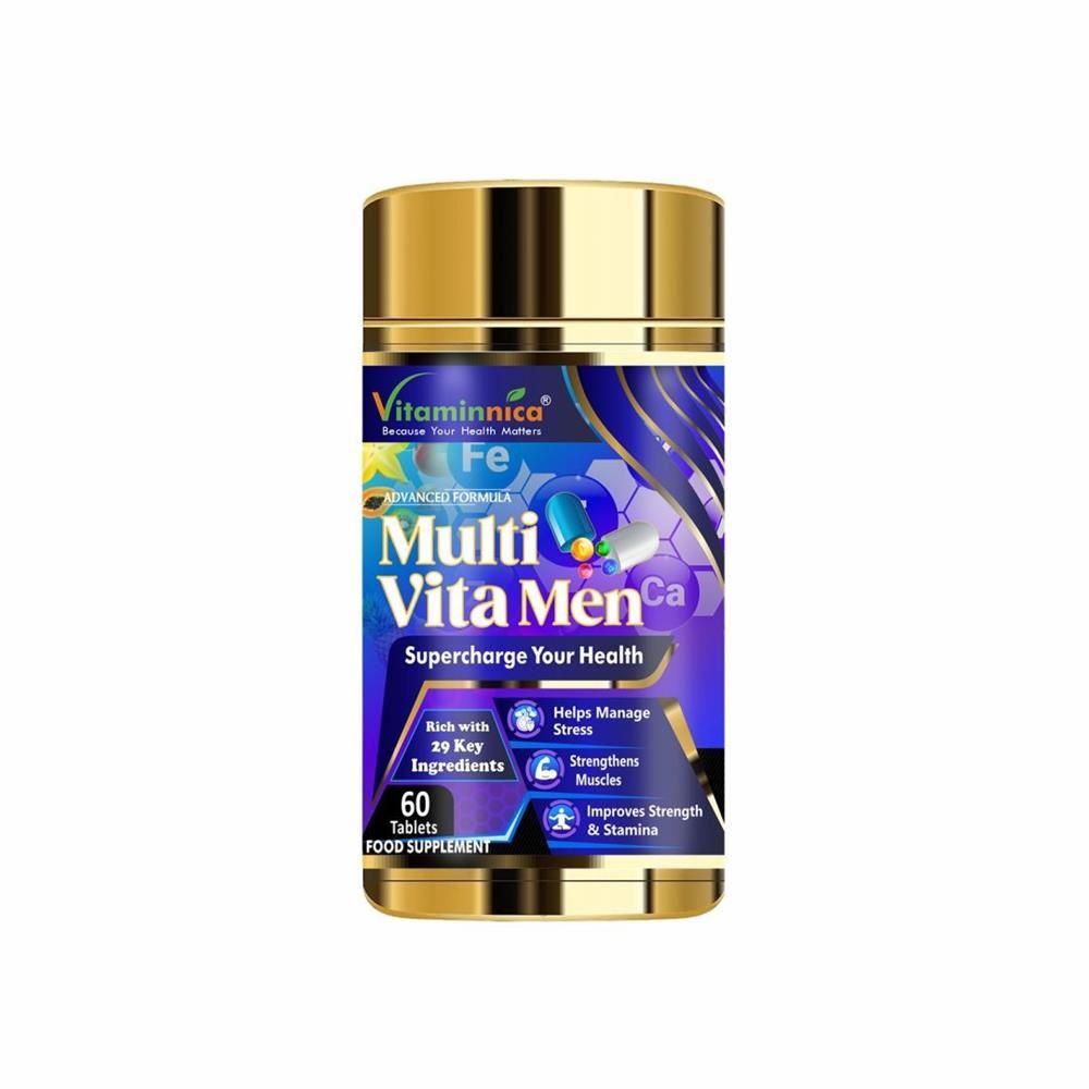 Vitaminnica Multi Vita Men (Multivitamins) 60 Tablets – Health Plus Living