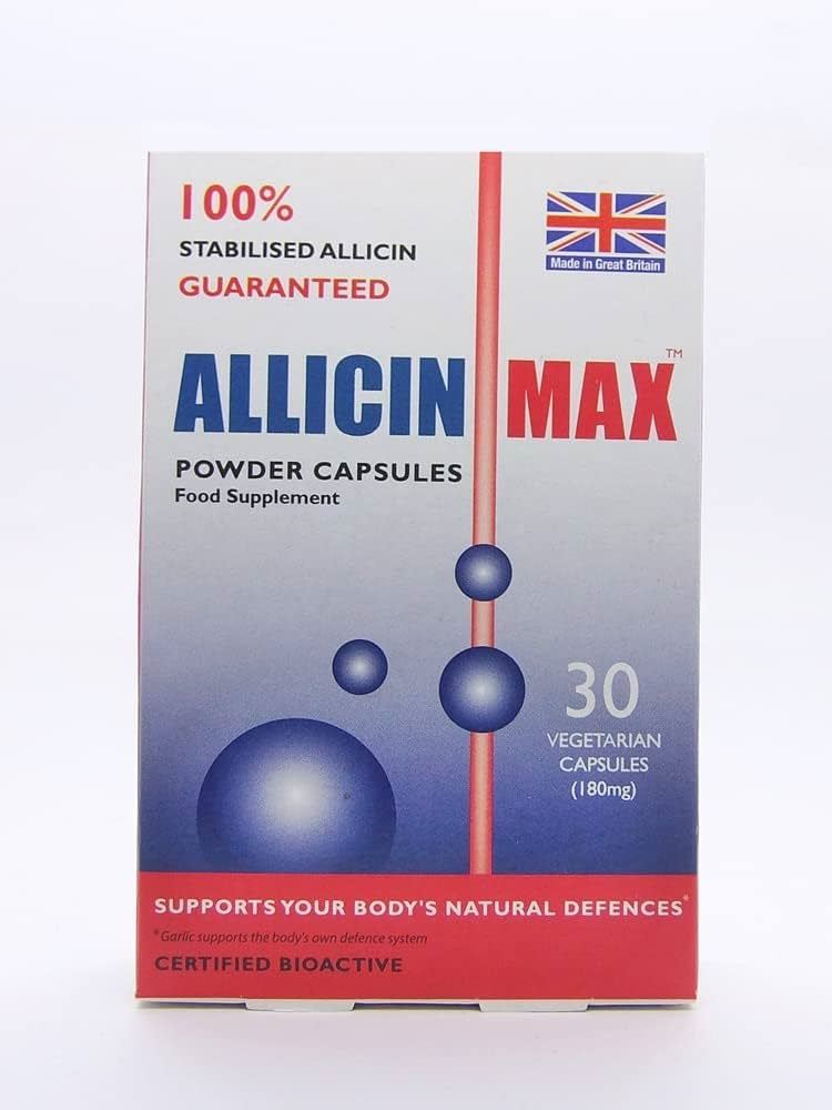 Allicin Max 100% Stabilised Allicin - 30 Veg Capsules – Health Plus Living
